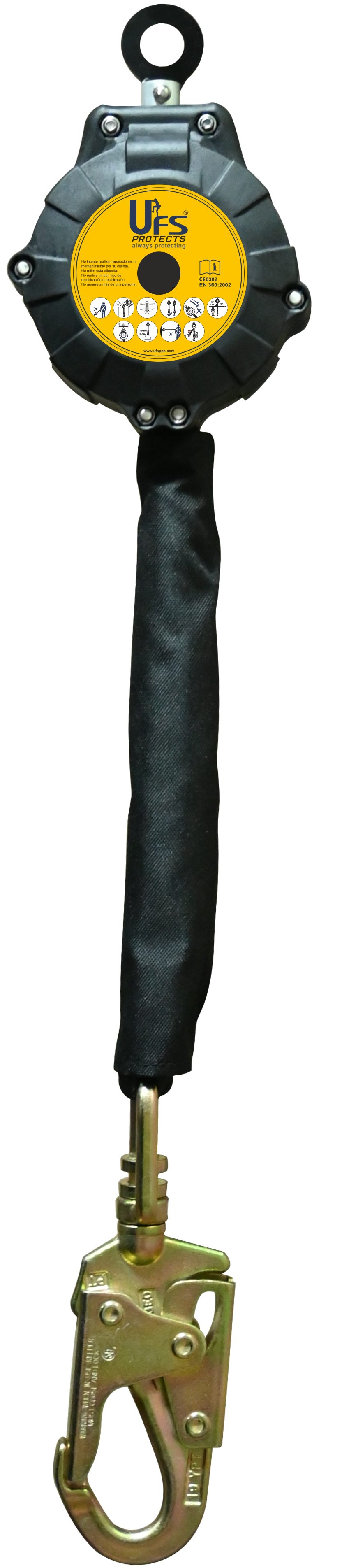 WEBBING RETRACTABALE FALL ARREST BLOCK - ufsprotects.co.uk
